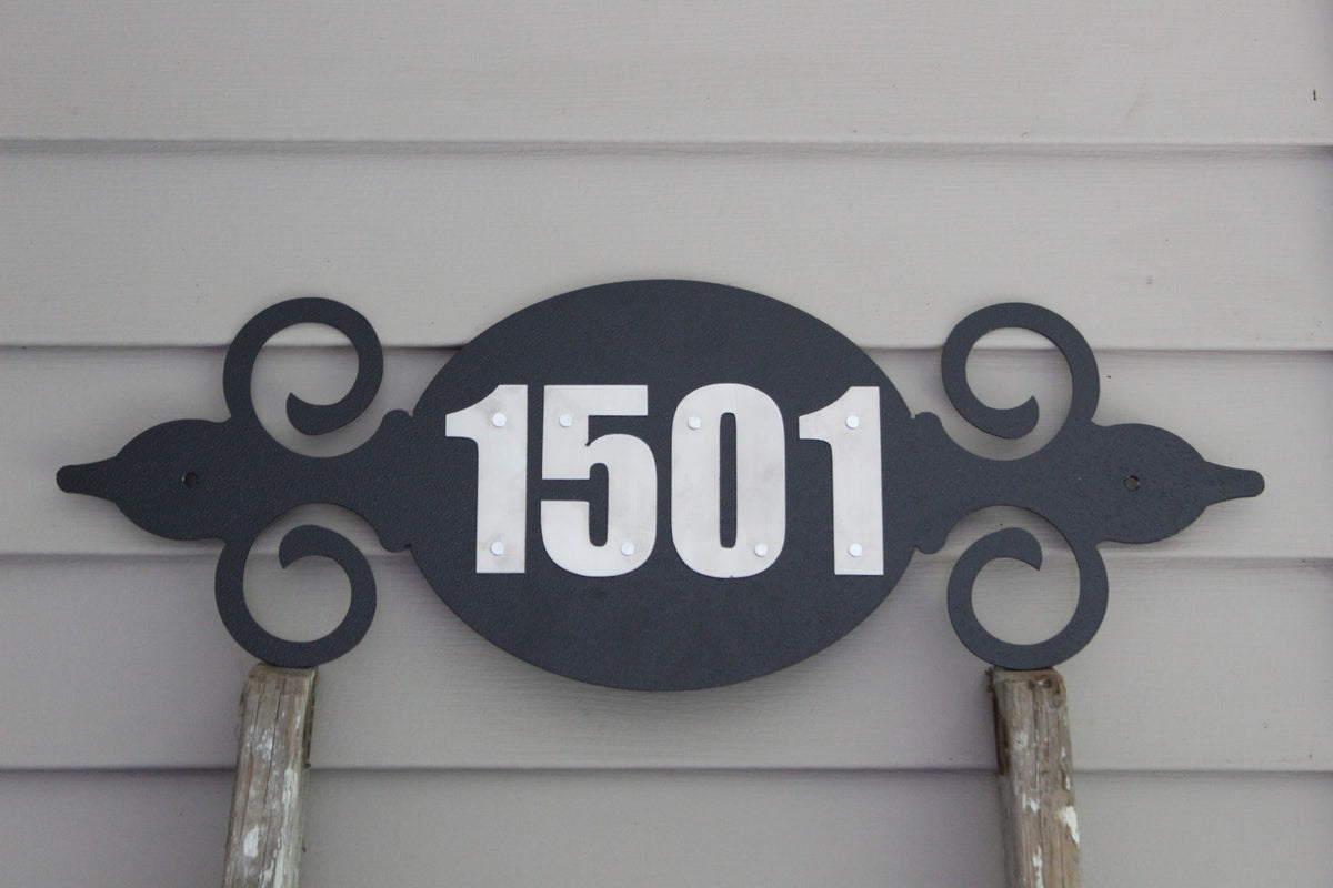 Point Me Home House Number – Southern Steel Fabrication